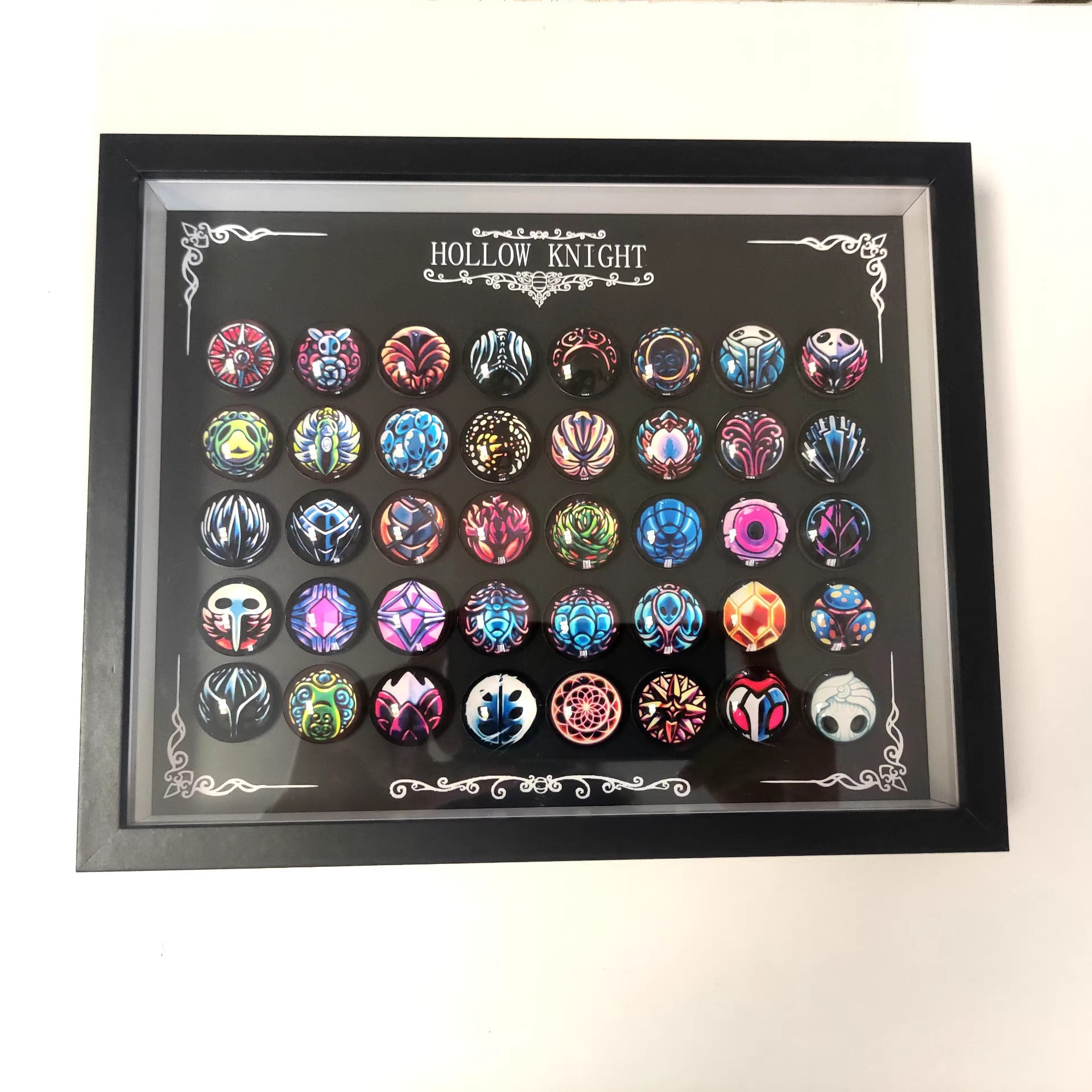 Hollow Knight Magnetic Charm Set | 40 Charms + Display Frame | Gift ...